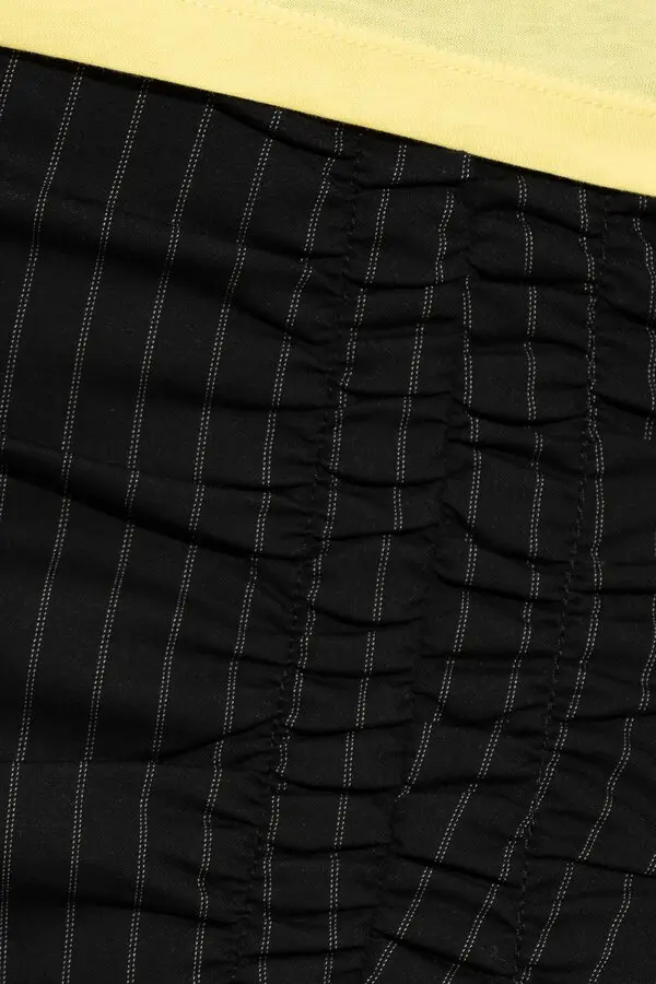 GANNI Stretch Stripe Mini Skirt