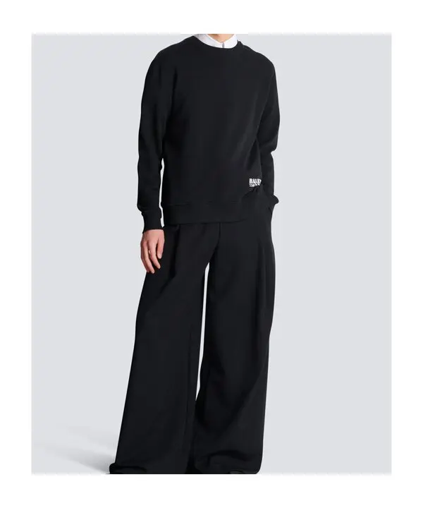 Balmain Logo Printed Crewneck Sweatshirt