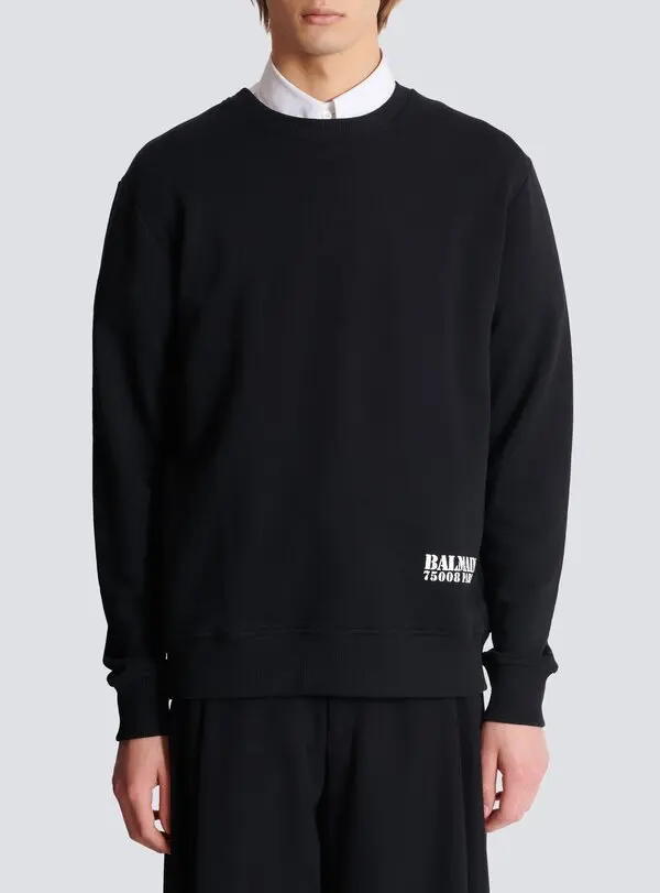 Balmain Logo Printed Crewneck Sweatshirt