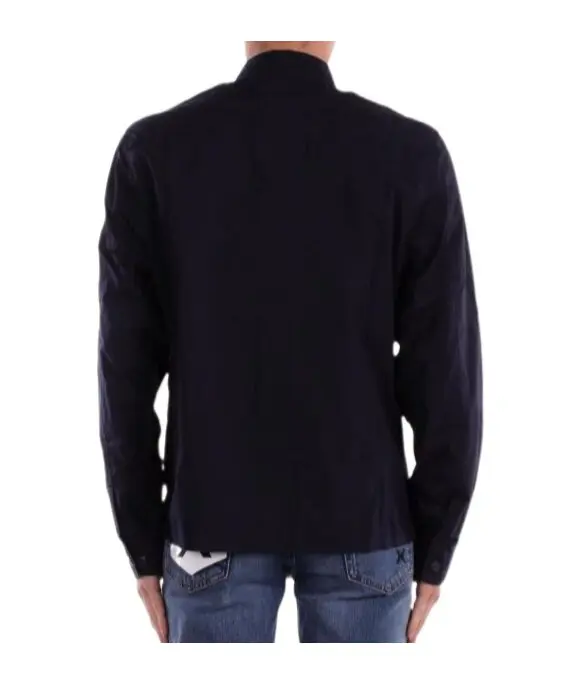 C.P. COMPANY Logo Plaque Poplin Shirt
