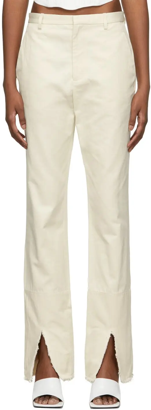 DION LEE Split Frayed Pants