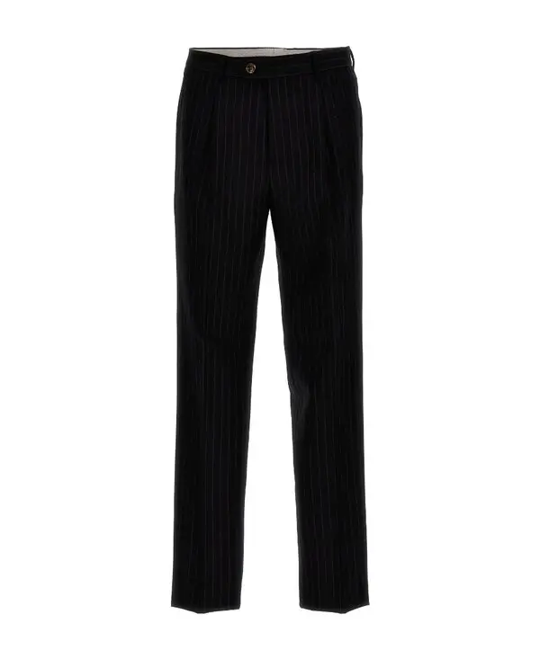 Brunello Cucinelli Virgin Wool Pinstripe Suit