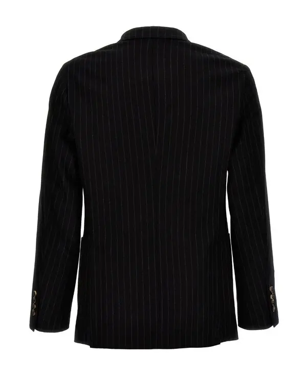 Brunello Cucinelli Virgin Wool Pinstripe Suit