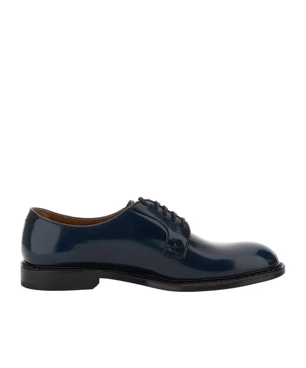 DOUCAL'S Lace Up Round Toe Shoes