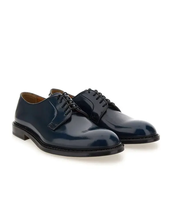 DOUCAL'S Lace Up Round Toe Shoes