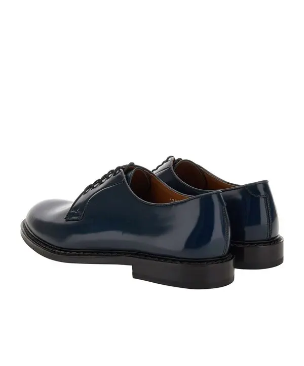 DOUCAL'S Lace Up Round Toe Shoes