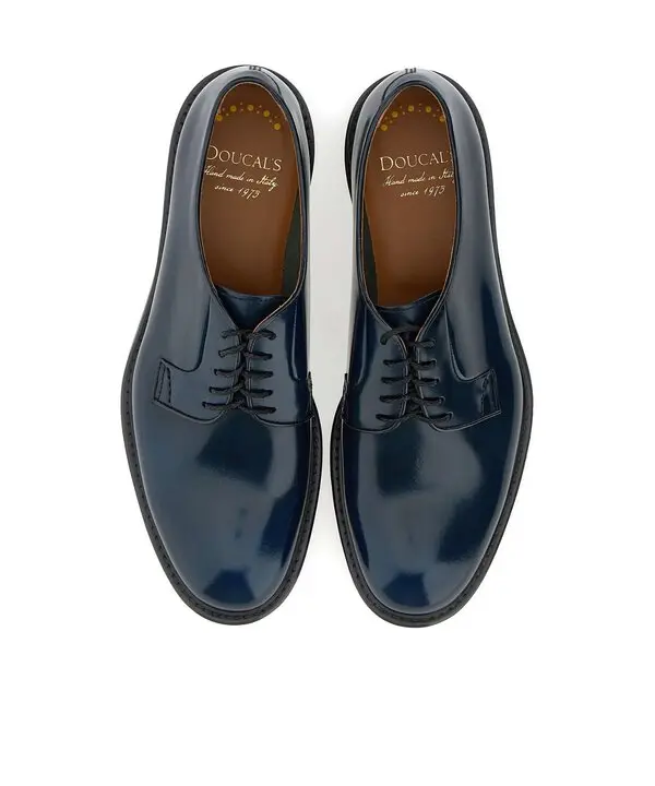 DOUCAL'S Lace Up Round Toe Shoes