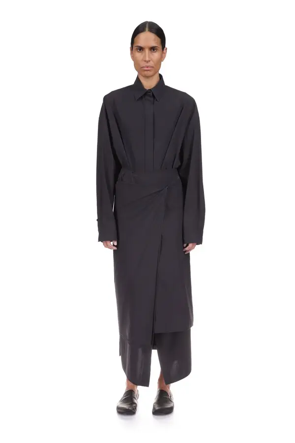 THE ROW Long Sleeve Dress