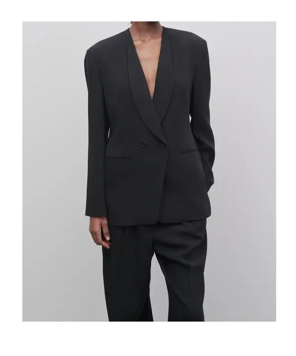 THE ROW Alda Double-breasted Blazer