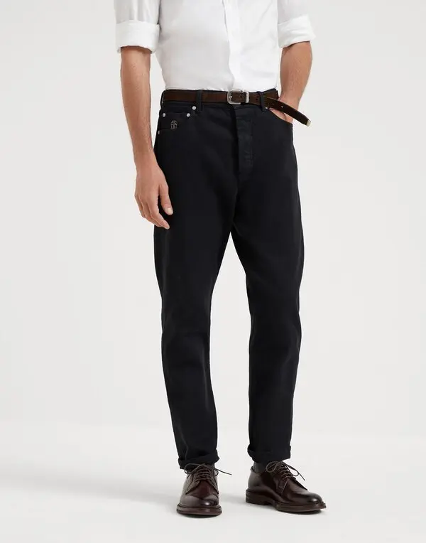 Brunello Cucinelli Straight Leg Jeans - Black