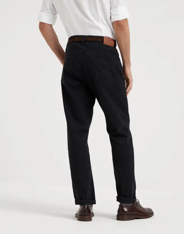 Brunello Cucinelli Straight Leg Jeans - Black
