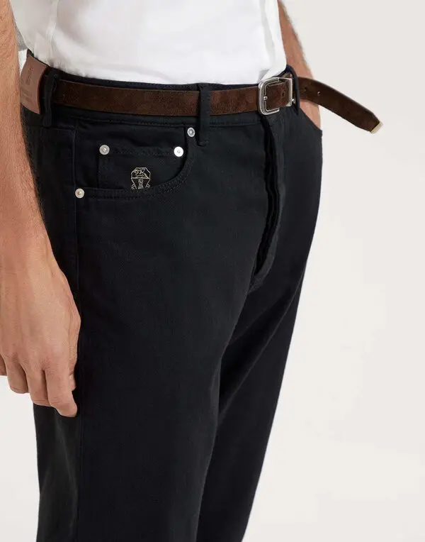Brunello Cucinelli Straight Leg Jeans - Black