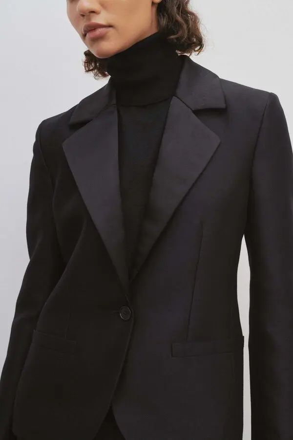 THE ROW Single-breasted Wool Blazer