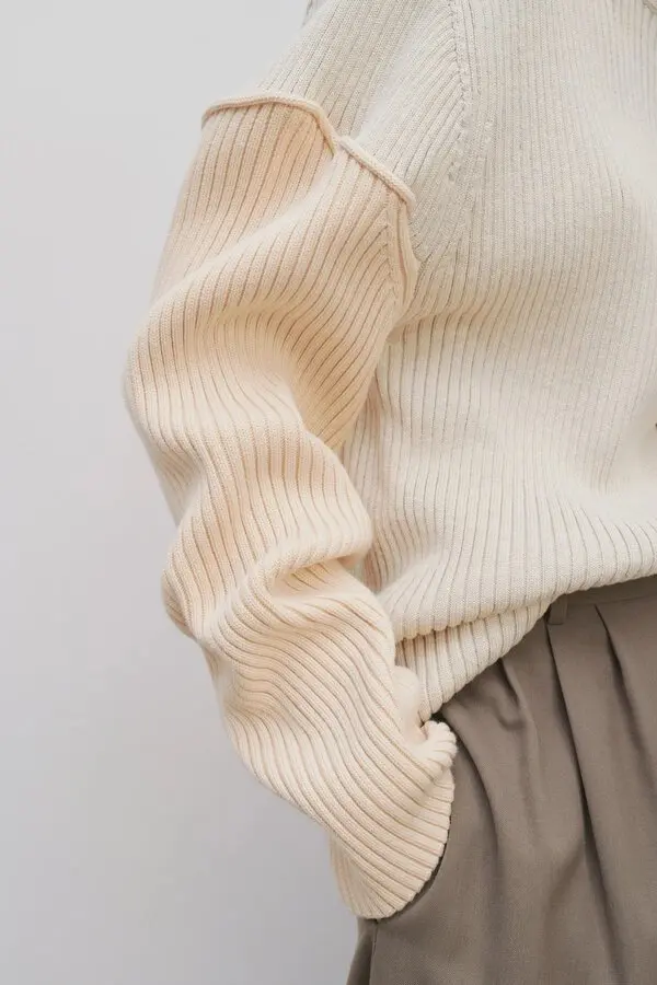 THE ROW Dua Drop-shoulder Ribbed Jumper
