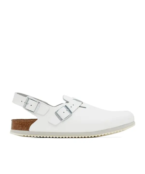 BIRKENSTOCK Narrow Tokio Super Grip Slippers - White