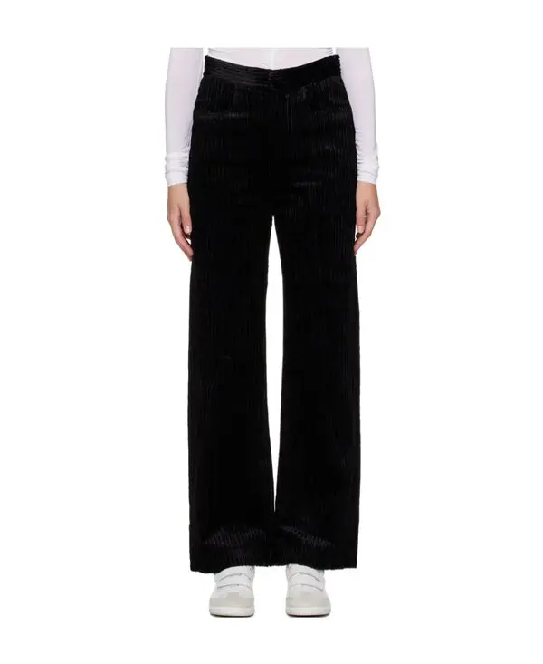 Isabel Marant Étoile Ribbed Wide Leg Trousers