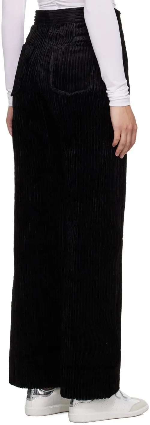 Isabel Marant Étoile Ribbed Wide Leg Trousers