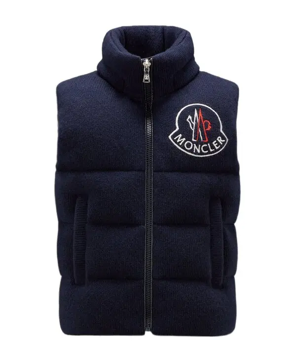 Moncler Hariki Down Gilet - Navy Blue