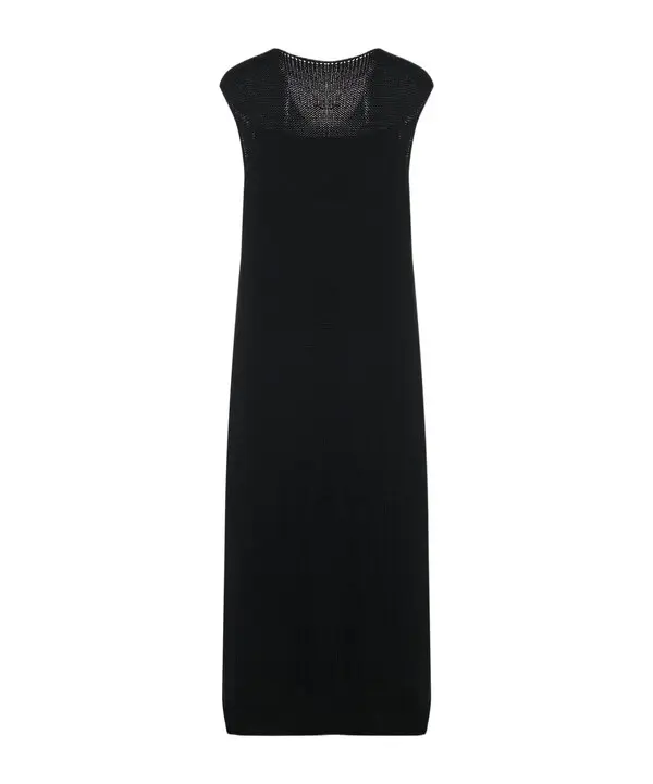 THE ROW Sleeveless V-neck Maxi Dress