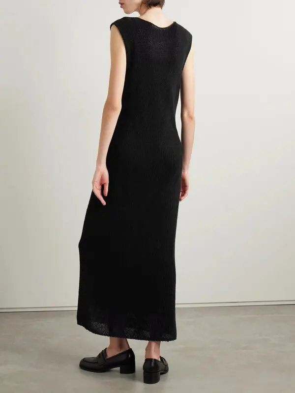 THE ROW Sleeveless V-neck Maxi Dress