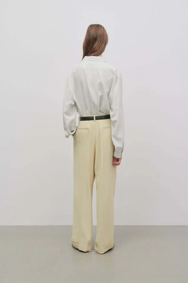 THE ROW Tor Pleated Casual Pants