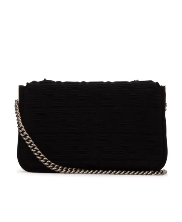 Fendi Baguette Medium Shoulder Bag - Black