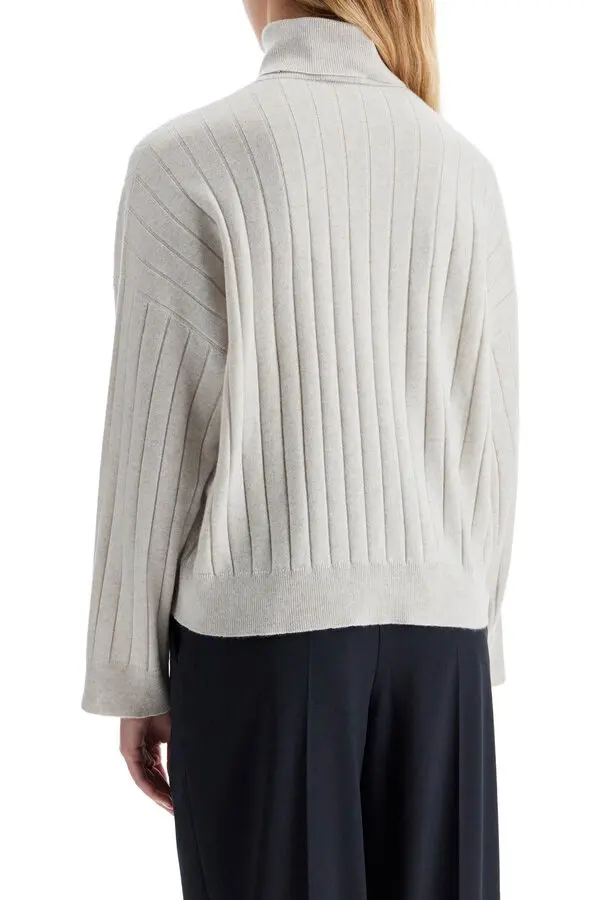 Brunello Cucinelli Ribbed Turtleneck Jumper