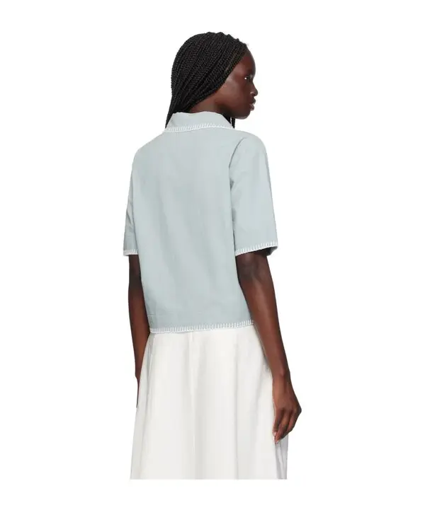 HOLZWEILER Gorti" Embroidered Short-sleeve Shirt