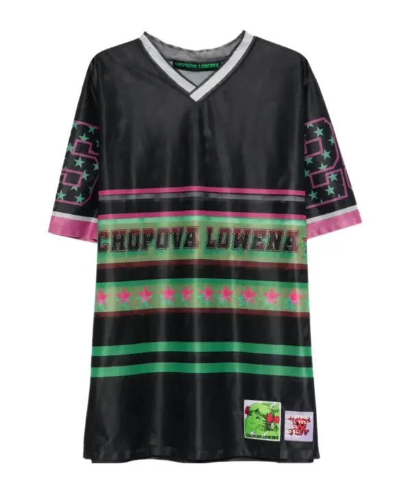 CHOPOVA LOWENA Mesh Basketball T-shirt