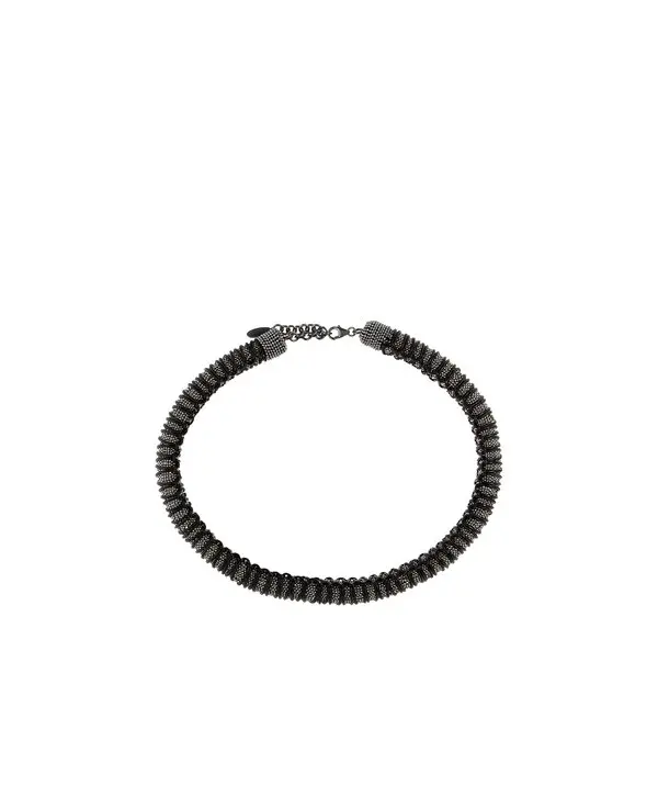 Brunello Cucinelli Monile Choker Necklace - Black