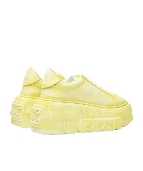 Casadei Nexus Painting Platform Low-top Sneakers - Yellow