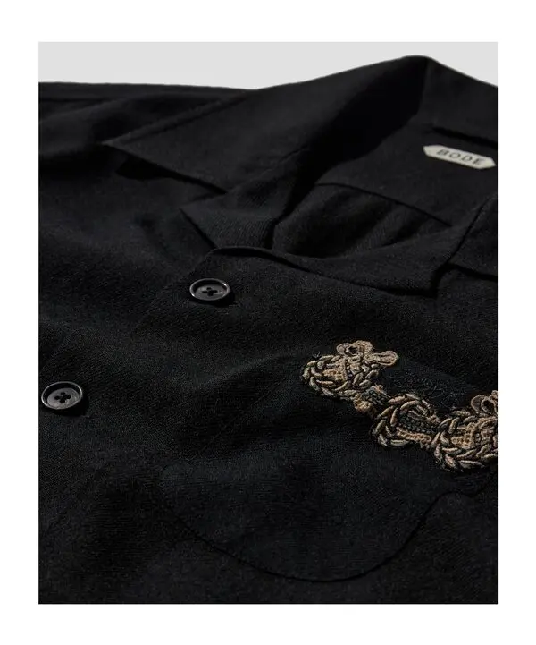 BODE Long-sleeved Wool Shirt
