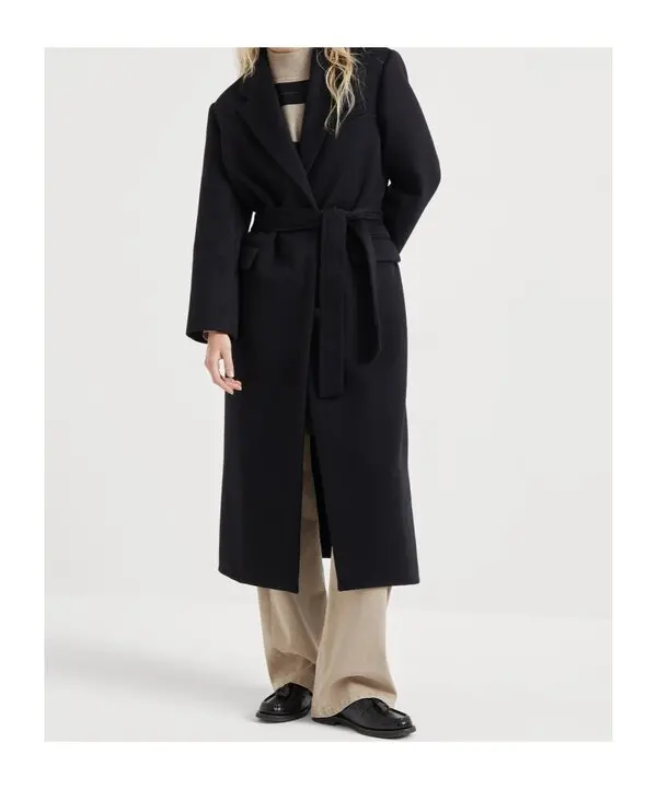 Brunello Cucinelli Long-sleeved Belted Trench Coat