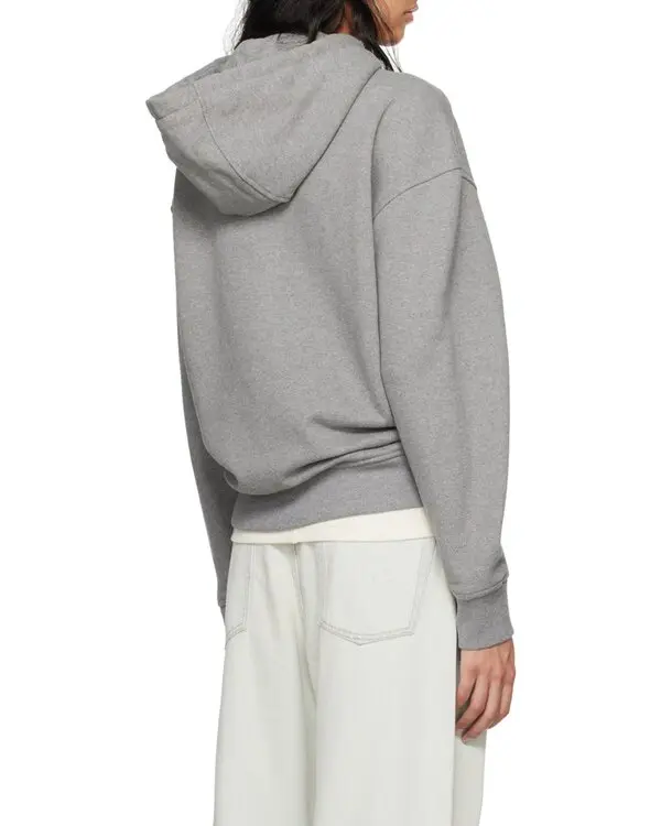 Maison Kitsuné Logo Patch Drawstring Hoodie