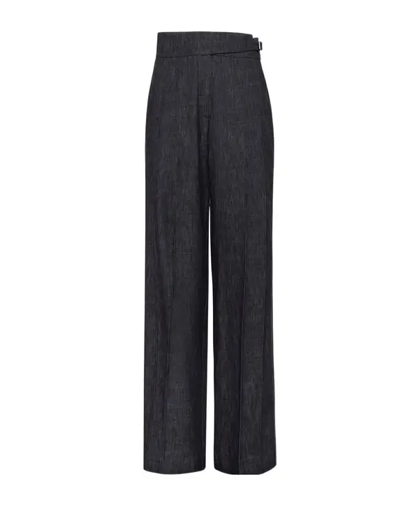 Brunello Cucinelli Pleated Jeans - Black