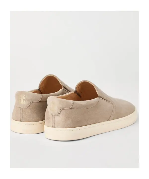 Brunello Cucinelli Suede Slip-on Sneakers