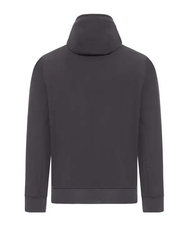 Stone Island Hooded Zip-up Jacket With Compass Badge