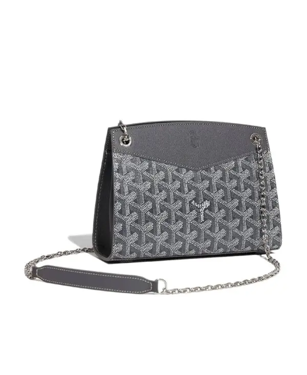 Goyard Printed Shoulder Bag With Chain Strap