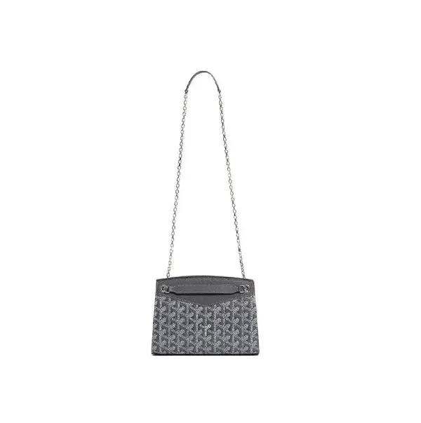 Goyard Printed Shoulder Bag With Chain Strap