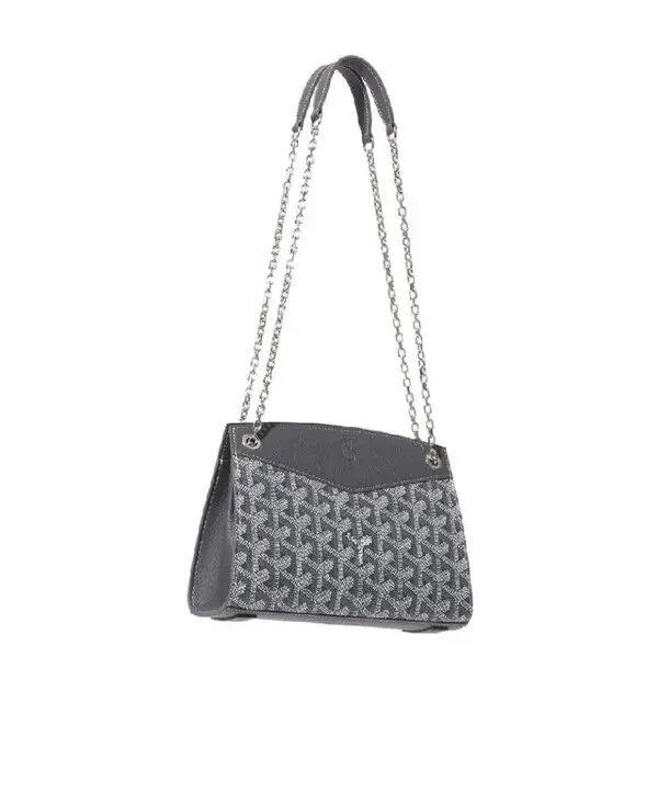Goyard Printed Shoulder Bag With Chain Strap