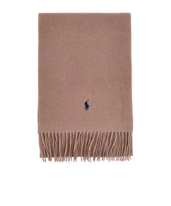 Polo Ralph Lauren Fringed Scarf - Brown