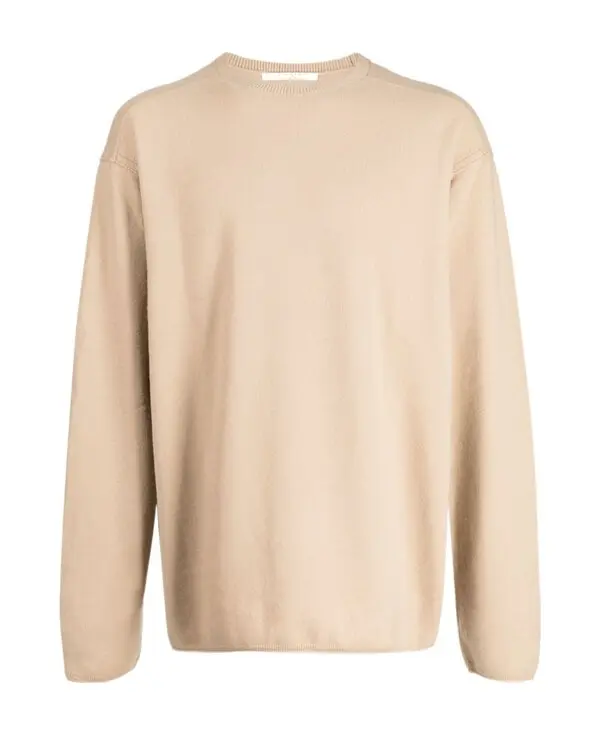 Auralee Drop-shoulder Crew-neck Jumper