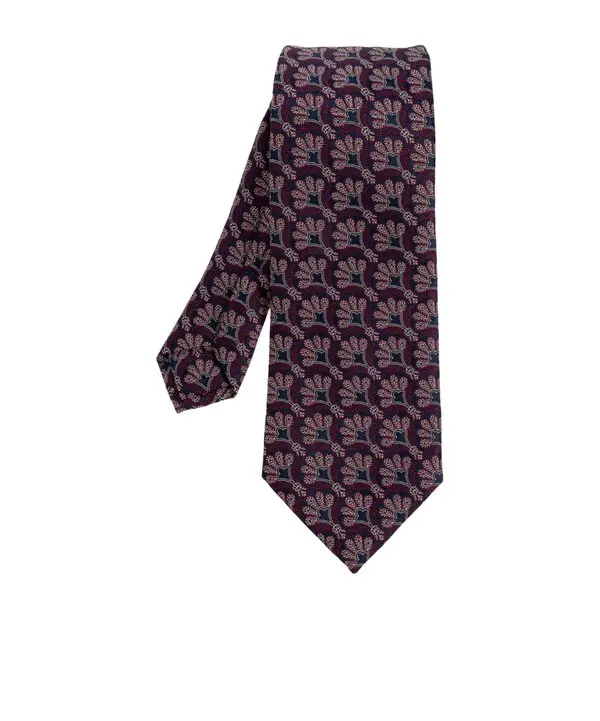 Etro Paisley Printed Neck Tie - Black
