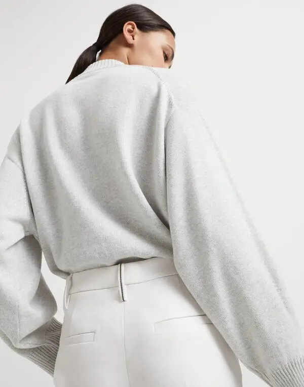 Brunello Cucinelli Monili Embellished Straight Leg Trousers