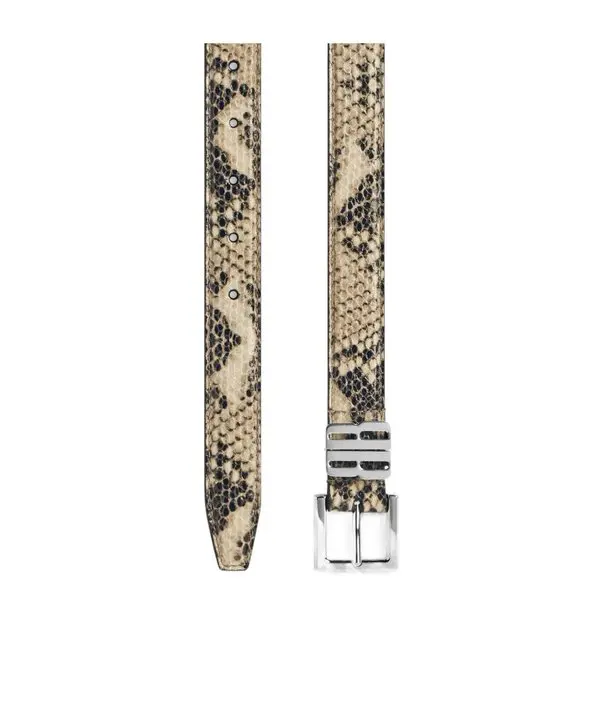 Balenciaga Bb Editor Belt - Natural Color
