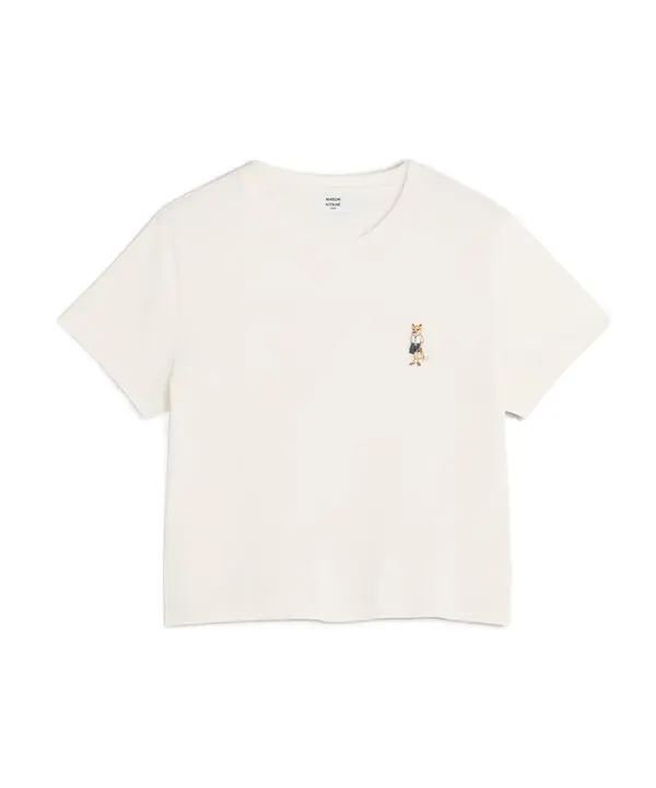 Maison Kitsuné Dressed Fox Baby T-shirt - White