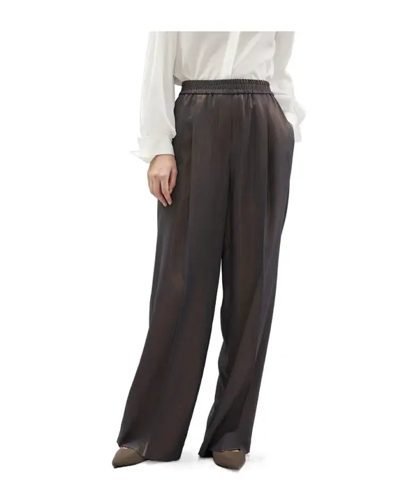 Brunello Cucinelli Wide-leg Tailored Trousers