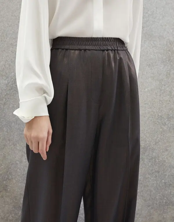 Brunello Cucinelli Wide-leg Tailored Trousers