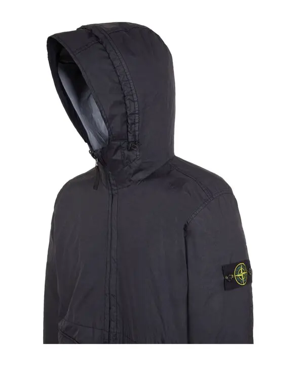 Stone Island Membrana 3l Tc Hooded Jacket - Blue