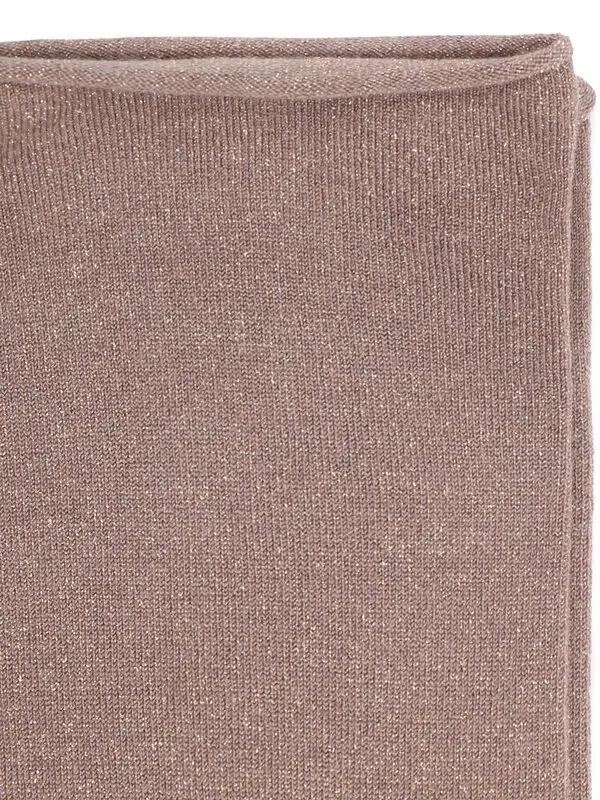 Brunello Cucinelli Silk-cashmere Blend Metallic Socks